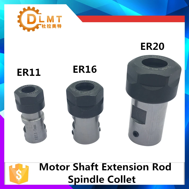 C25-ER20-Collet-Chuck-Motor-Shaft-Extension-Rod-Spindle-Collet-Lathe ...
