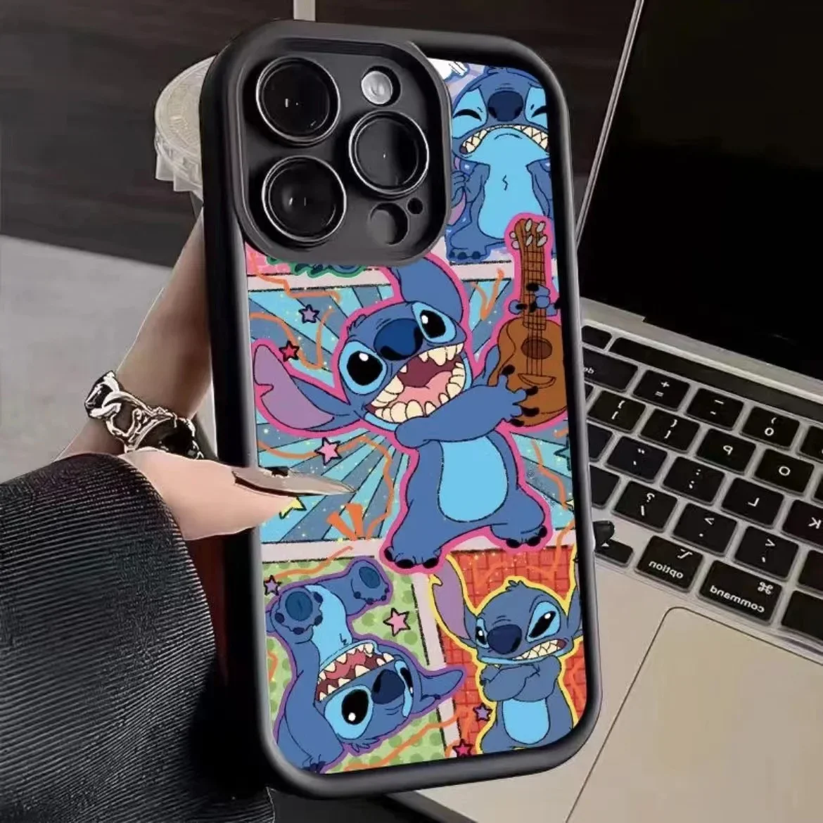 Cartoon-Lovely-Disney-Stitch-Phone-Case-For-iPhone-15-14-13-12-11-Pro ...
