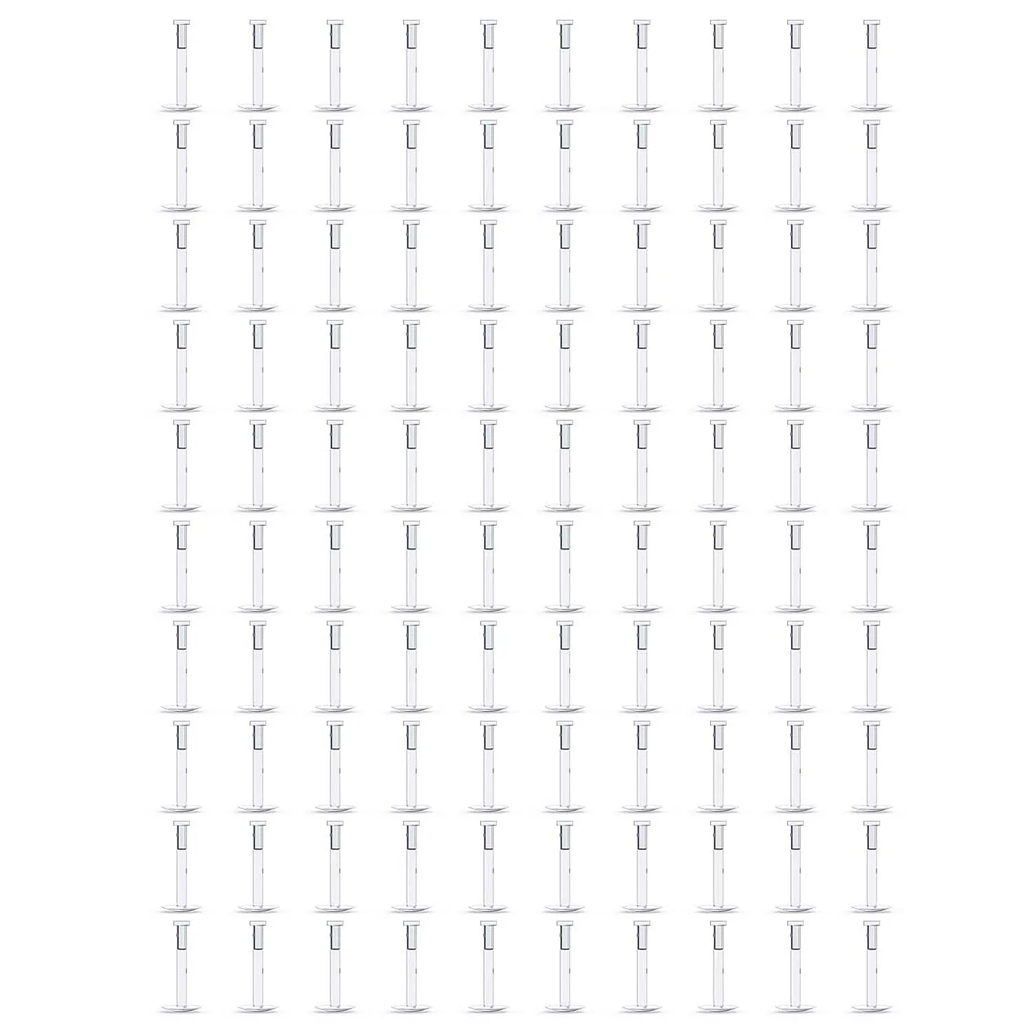 100PCS-16G-Clear-Piercing-Retainer-2mm-3mm-Flat-Top-Bioflex-Lip-Rings ...