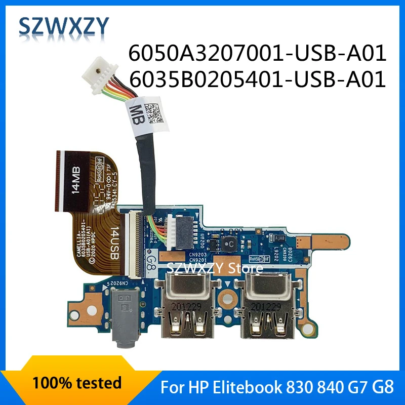 SZWXZY For HP Elitebook 830 840 G7 G8 Laptop USB Audio Board Cable ...