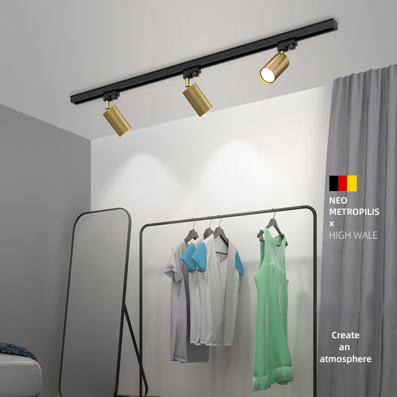 Riel-de-luz-LED-GU10-luz-de-techo-de-aluminio-accesorio-de-iluminaci-n ...