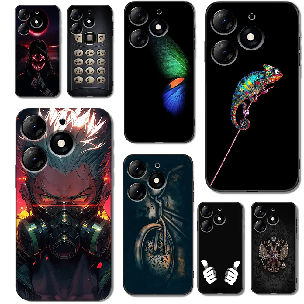 Case-For-TECNO-SPARK-10-PRO-Silicon-Phone-Back-Cover-black-tpu-case ...
