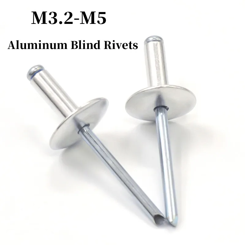 Large Cap Open End Aluminum Blind Rivets/ Blind Rivet/pull Cap Rivets ...