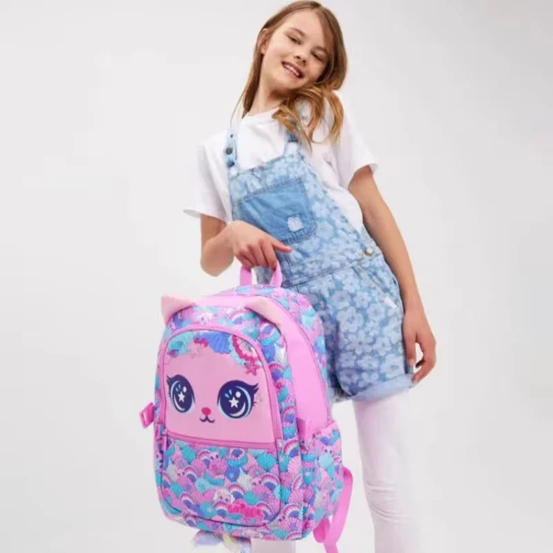 Australia-Smiggle-original-children-s-schoolbag-girl-backpack-rose-red ...