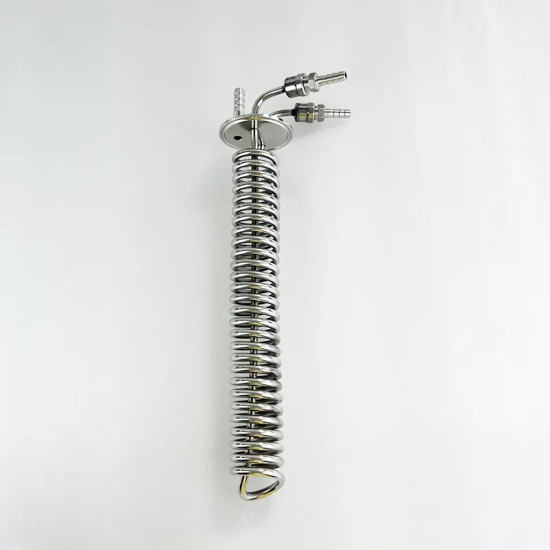 2" 51mm(OD64mm) Tri-clamp Distiller Cooling Coil With 1/4" Female ...