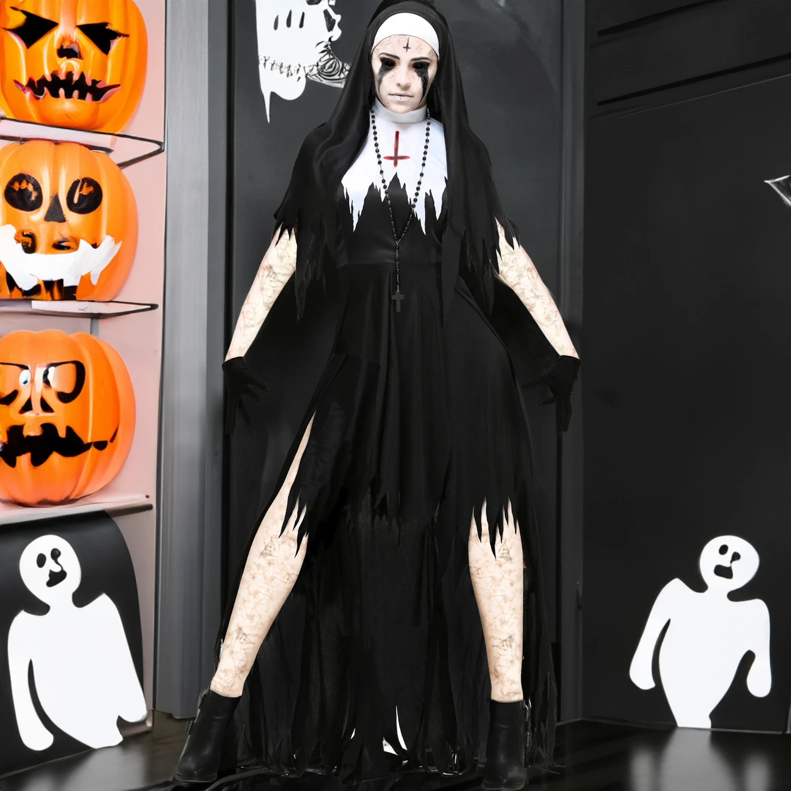 Demonic Nun Costume