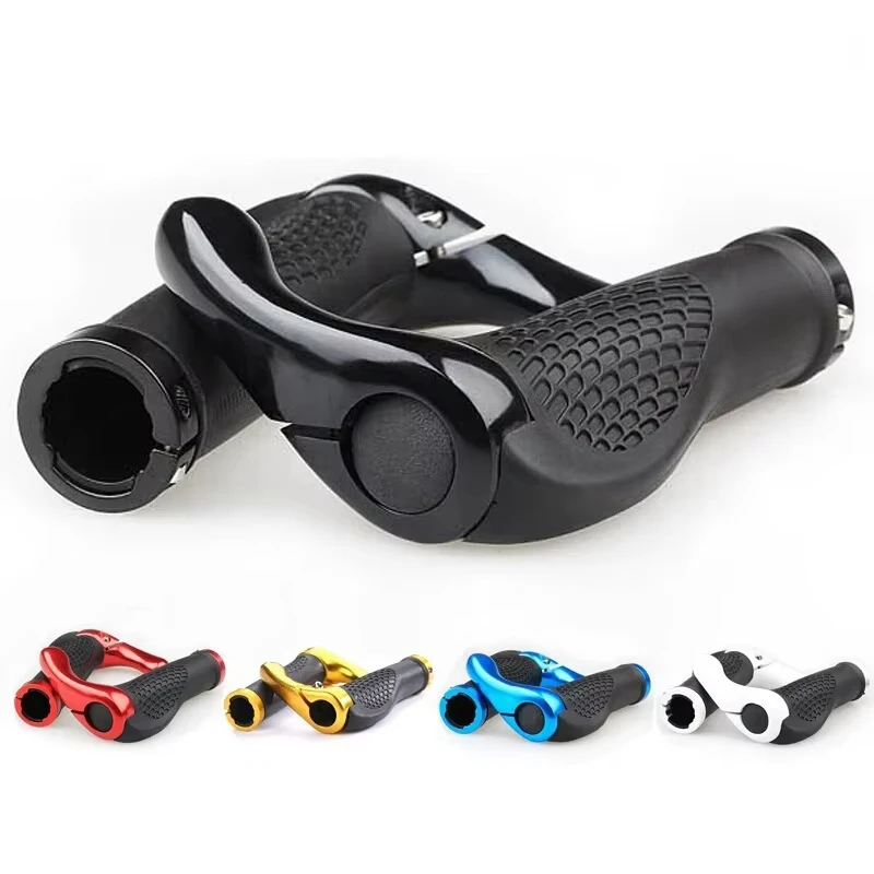 1-Pair-Bicycle-Handlebar-Grip-Ergonomic-Anti-Skid-Lock-on-Handle-Cover ...