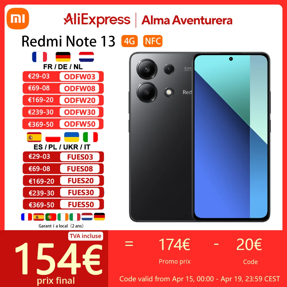 Xiaomi-Redmi-Note-13-4G-Smart-Phones-NFC-Snapdragon-685-Mobile-Platform ...