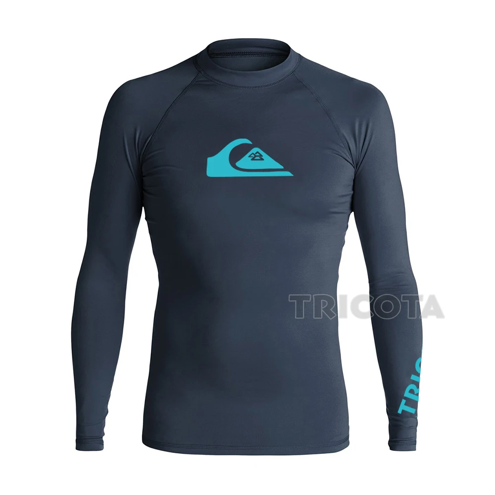 Surf-dos-homens-roupa-de-banho-de-manga-longa-prote-o-uv-rash-guard ...