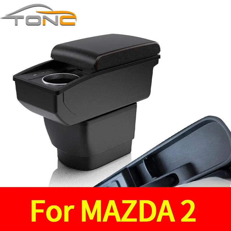 For-MAZDA-2-Armrest-For-MAZDA-2-Demio-Car-Armrest-box-Retrofit-parts ...