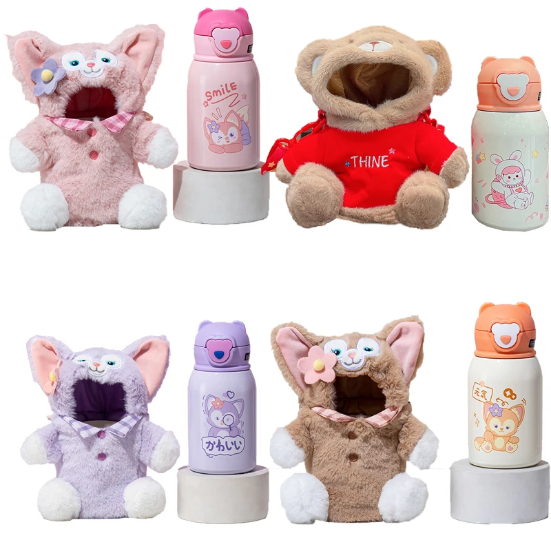 Fox Plush Thermos Cup | Fox Plush Cup Set Cup | Linabell Disney Plush ...