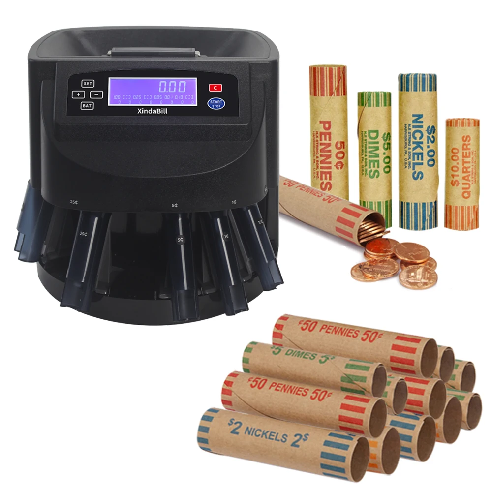 Xindabill-XD-9005-Professional-Coin-Counter-Machine-Automatic-Coin ...