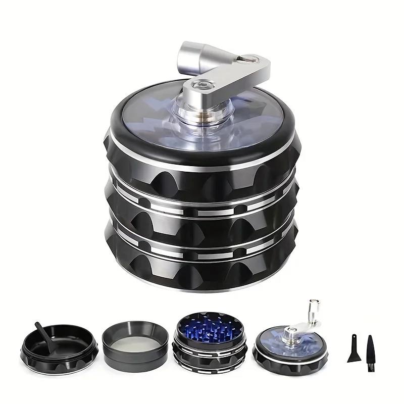 63mm-4-Piece-Aluminum-Spice-Grinder-3-Inch-Hand-Cranked-Crusher-for ...