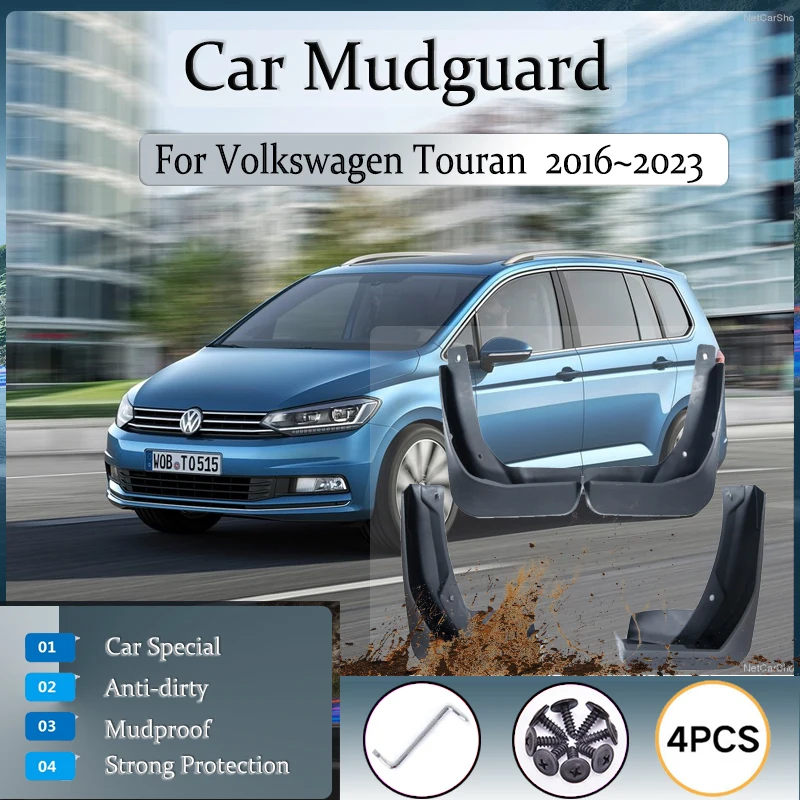 For-Volkswagen-VW-Touran-MK2-2016-2023-Car-Mud-Guards-Upgrade-Wheel ...