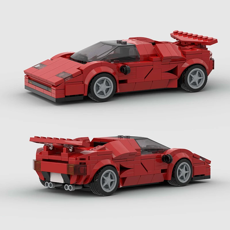 MOC-Brick-Technical-Car-Speed-Champion-Racer-Building-Block-Sports ...