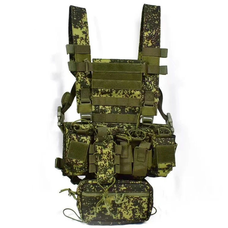 Tactical-Chest-Vest-600D-Military-Chest-Rig-MOLLE-System-Light-weight ...
