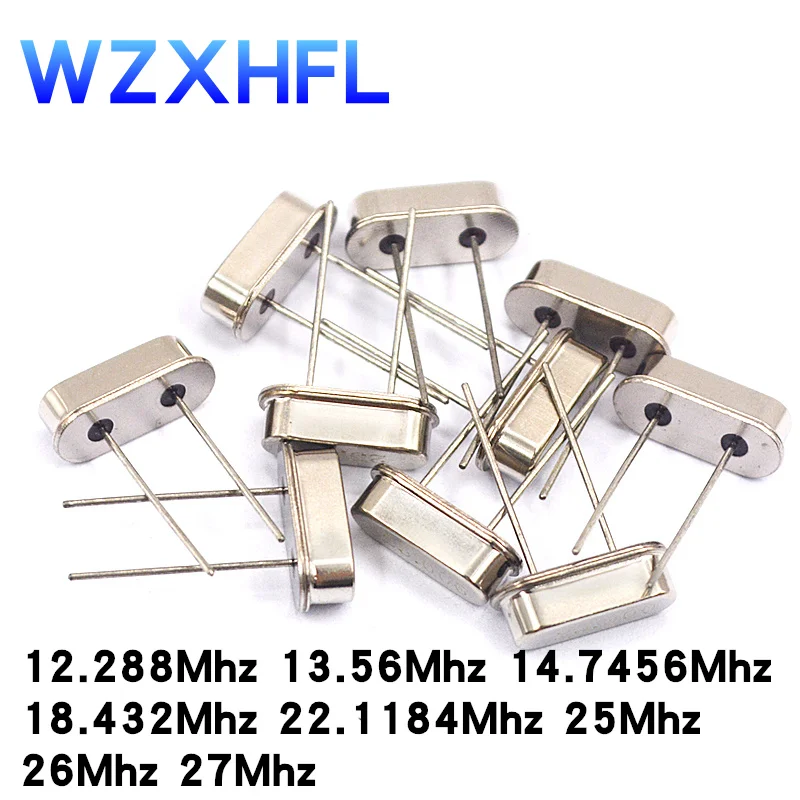 10PCS-12-288Mhz-13-56Mhz-14-7456Mhz-18-432Mhz-22-1184Mhz-25Mhz-26Mhz ...