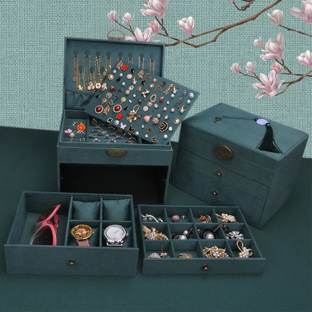 Intimate Design Real Exquisite Jewelry Box Bracelet And Necklace Storage