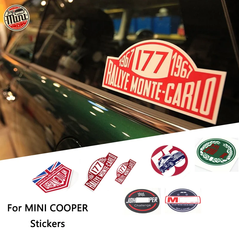 Car Sticker Modified Label For Mini Cooper Sticker S Jcw R55 R56 R60 ...