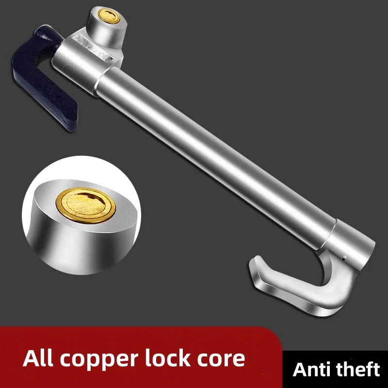 Metal Steering Wheel Brake Lock Anti-Theft Security Pedal Lock ...