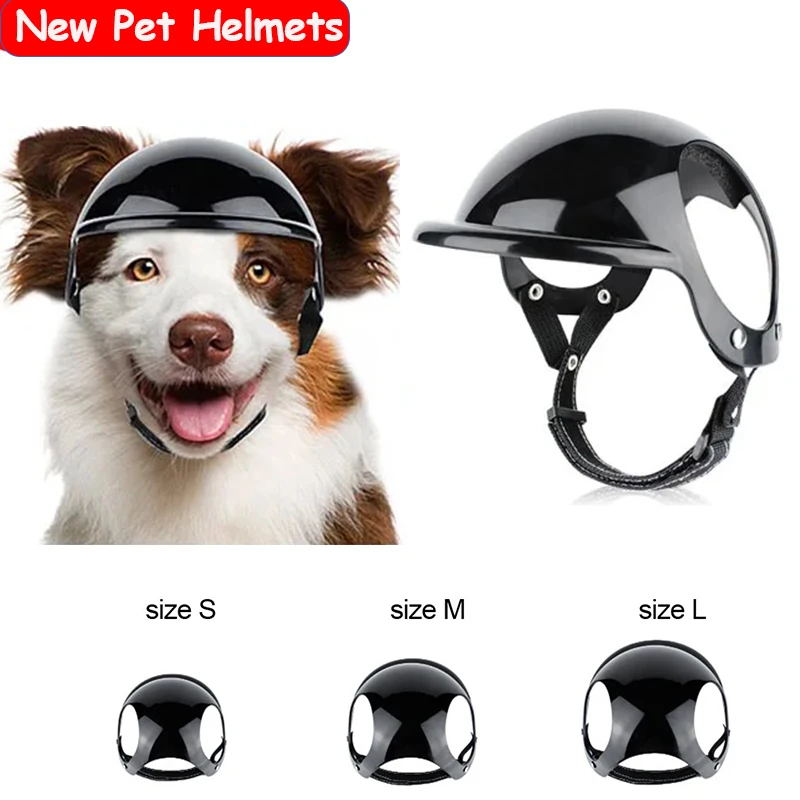 Stylish Pet Helmet S/M/L Bicycle Motorcycle Helmet with Sunglasses Dog ...