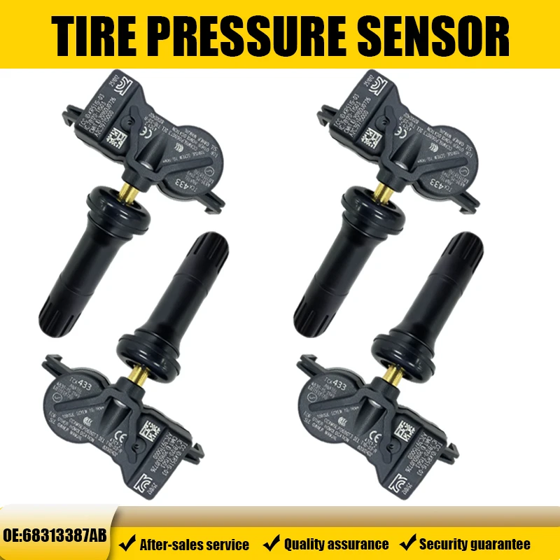 1/4PCS Tire Pressure Monitoring Sensor TPMS 68313387AB For Dodge ...