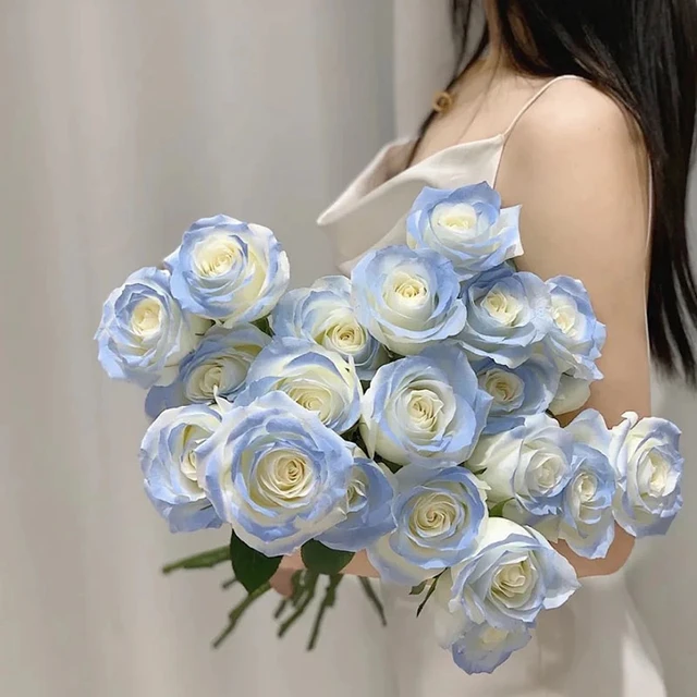 Light Blue Roses Bouquet