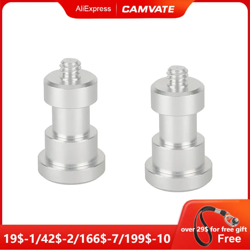 CAMVATE 1/4" 20 Male To M6 Female Thread Screw Adapter For Wall Mount ...