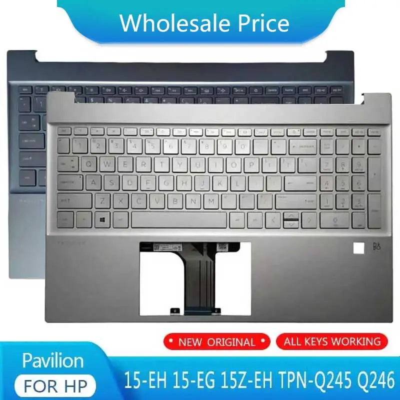 New-For-Pavilion-15-EH-15-EG-15Z-EH-TPN-Q245-Q246-Laptop-Palmrest-Case ...
