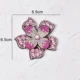 2Pcs 3D Sew On Patch Rhinestones Pearl Shoes Flower Applique Sequin ...