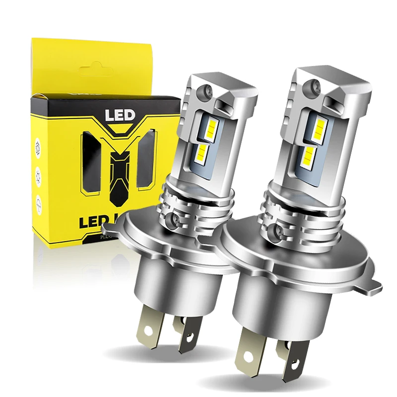 H4-Fanless-LED-CSP-Headlight-Bulb-for-Car-Motorcycle-9003-LED-Hi-Lo ...