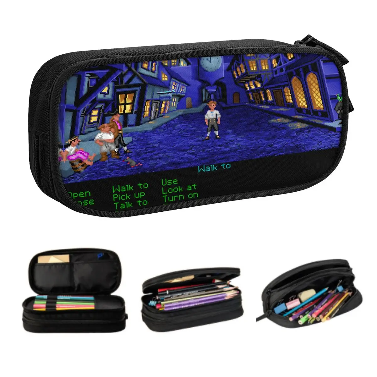 Custom The Secret Of Monkey Island Korean Pencil Cases Boy Girl Large ...