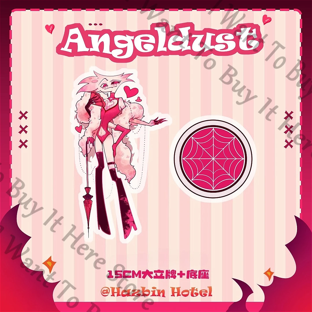 Anime Hazbin Hotel Addiction Angel Dust Cosplay Cartoon Acrylic ...