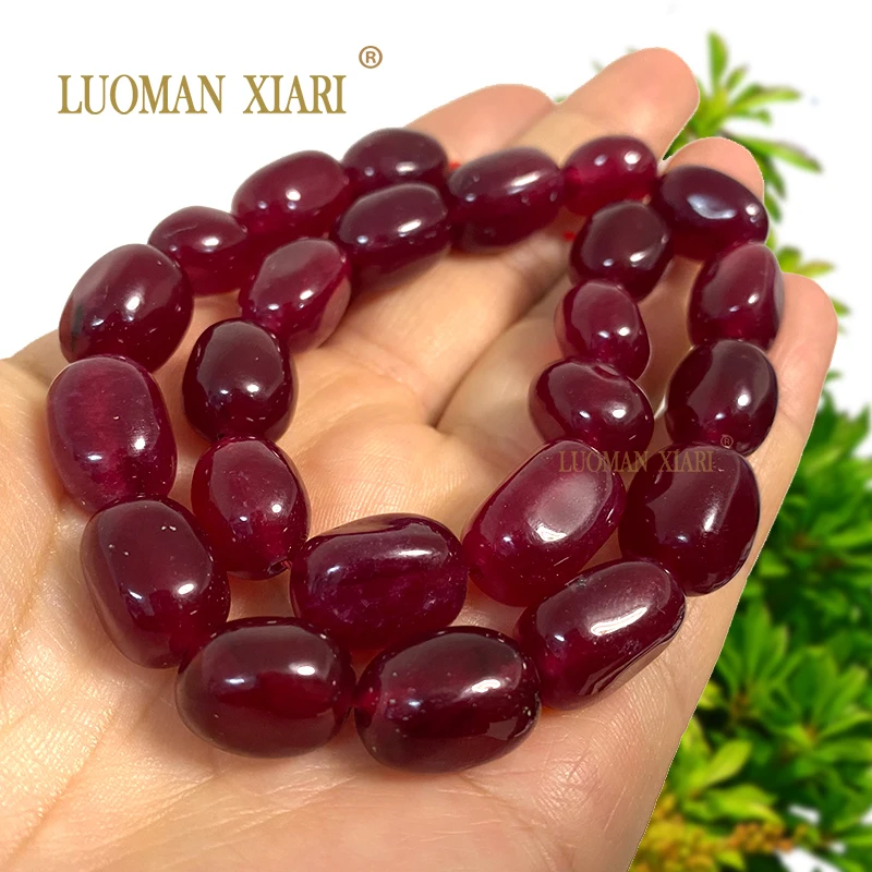 Natural-Chalcedony-Dark-Red-Ruby-Color-Stone-Irregular-Chips-Loose ...
