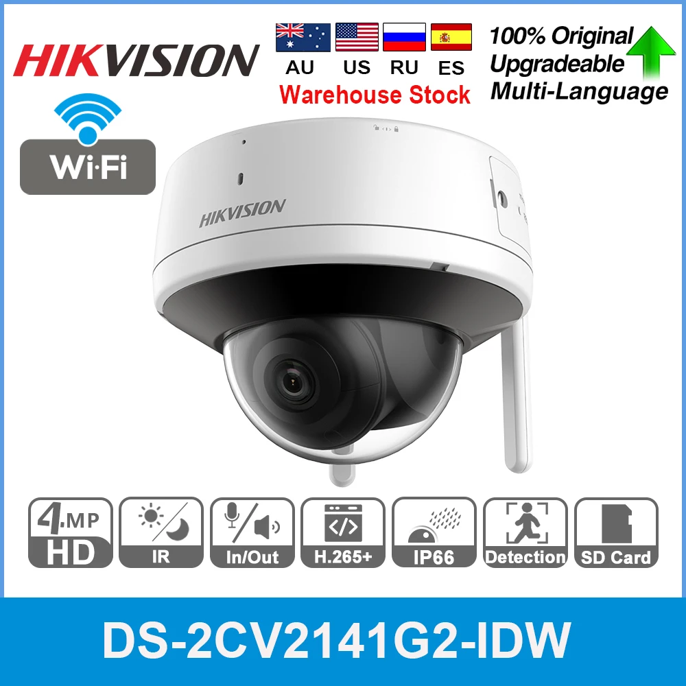 Hikvision 4mp Camara Vigilancia Wifi Ds-2cv2141g2-idw Wireless Outdoor ...