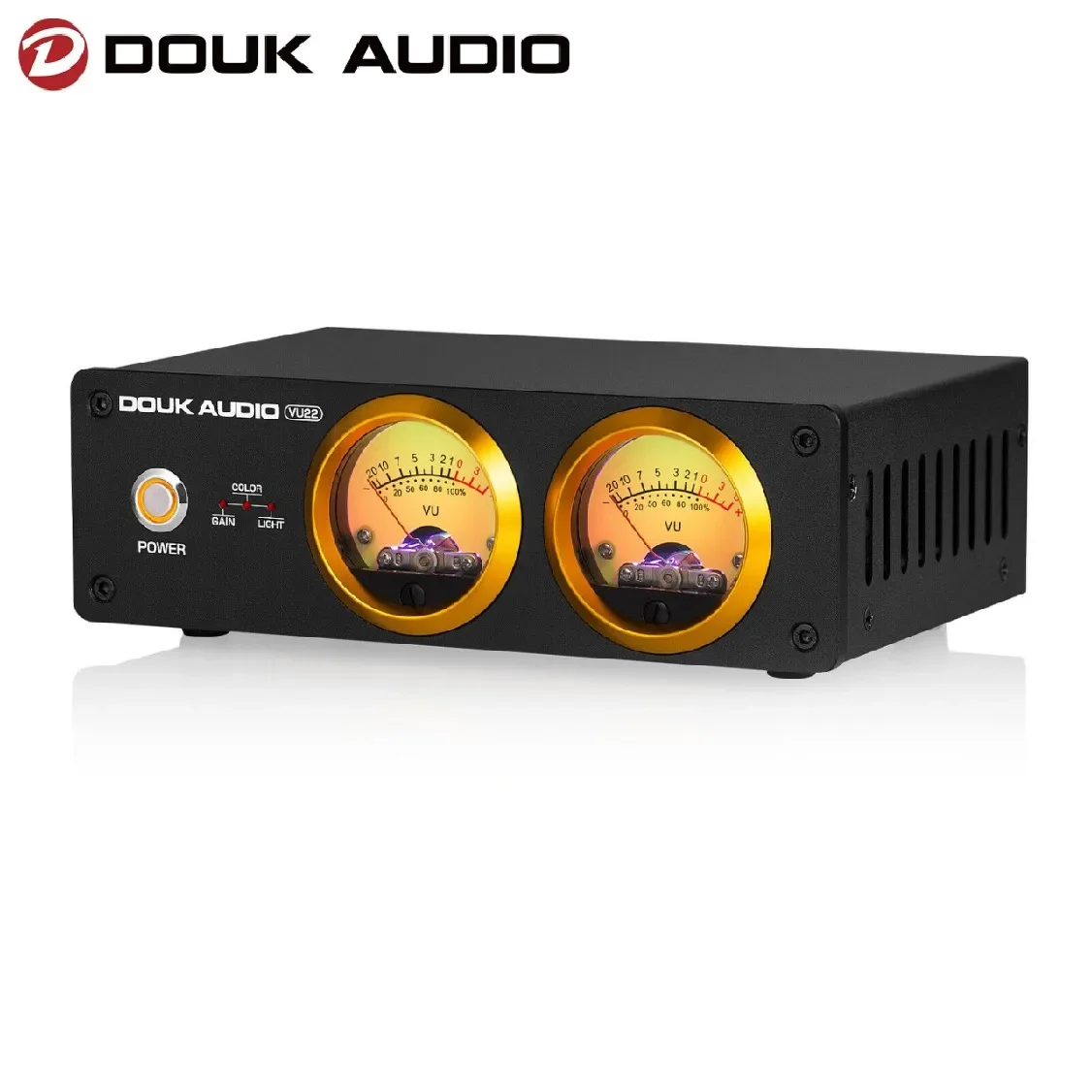 Douk-Audio-MIC-Pickup-LINE-Dual-Analog-VU-Meter-LED-Sound-Level ...