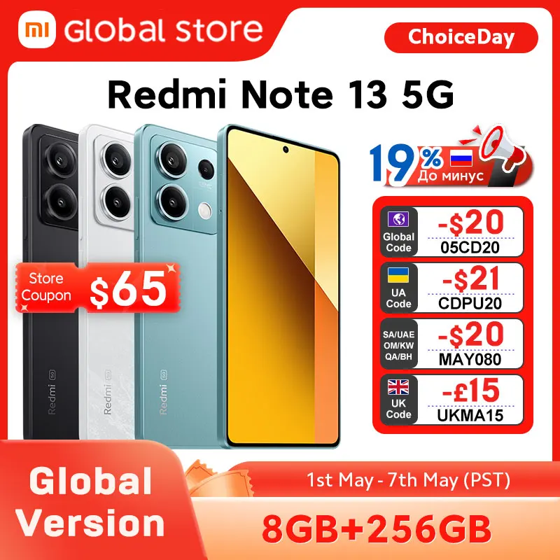 Xiaomi-Smartphone-Redmi-Note-13-Vers-o-Global-8GB-RAM-256GB-ROM-Dimens ...
