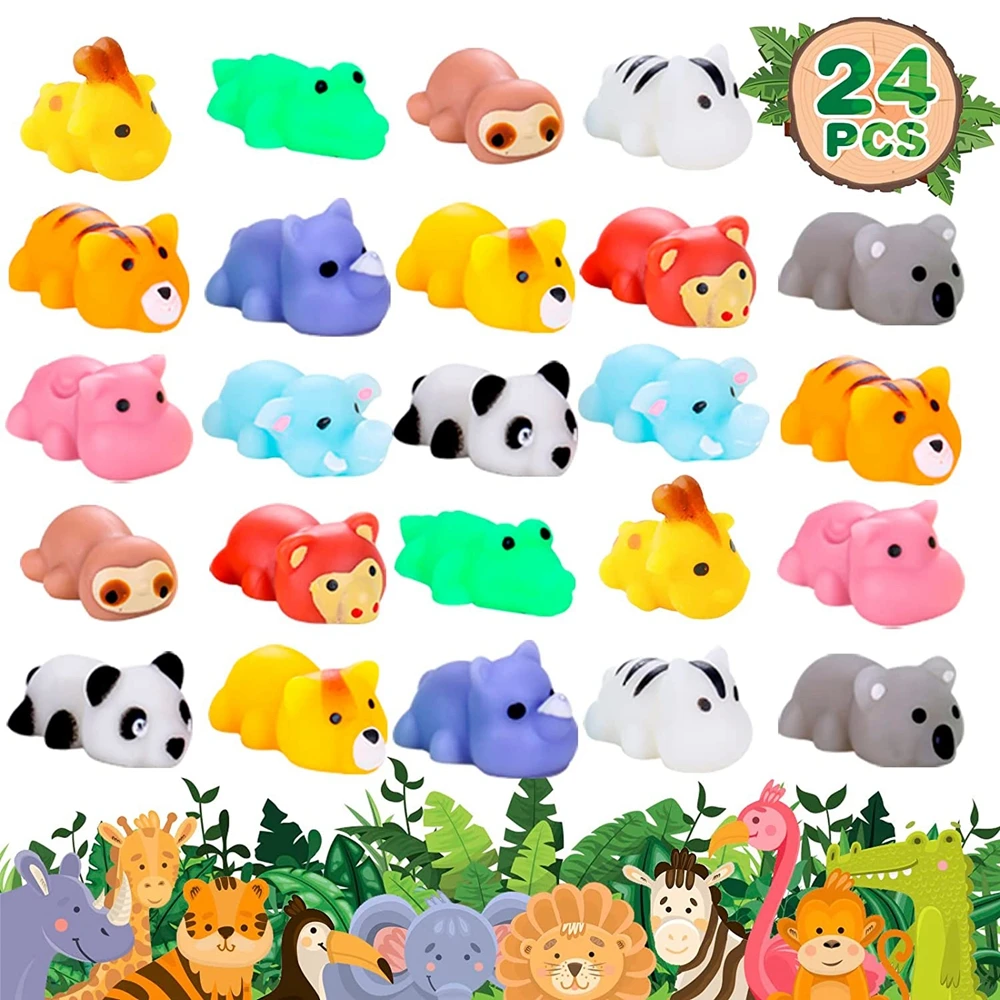 24PCS-Mini-Mochi-Animal-Random-Squishy-Toys-Kawaii-Fidget-Stress-Relief ...