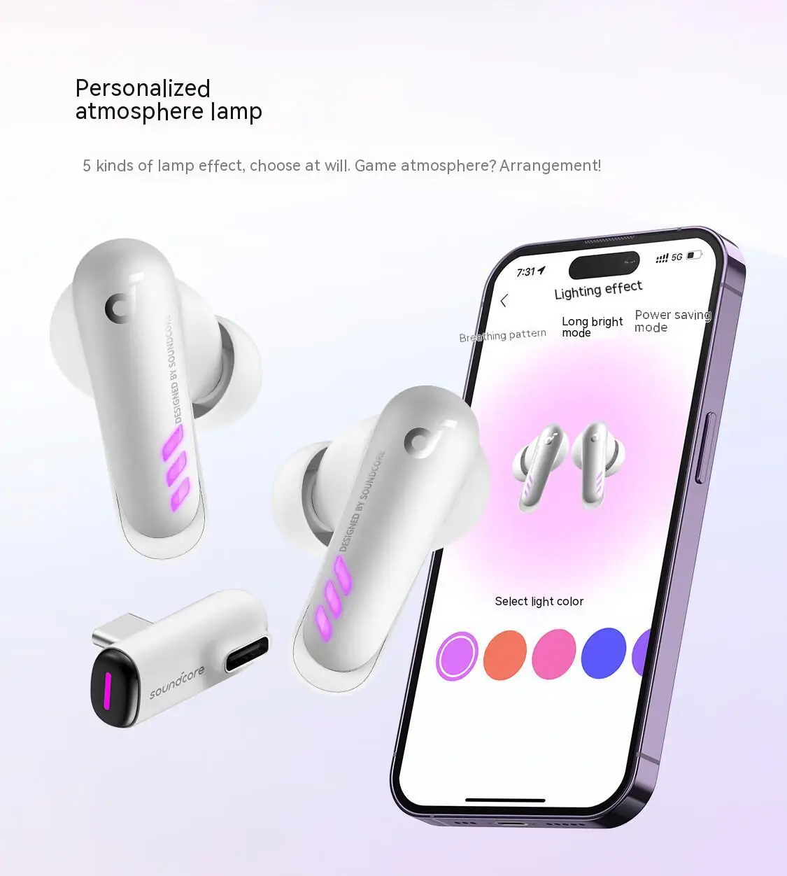 Anker Soundcore VR P10 Wireless Bluetooth 5.3 Earphones Touch Control ...