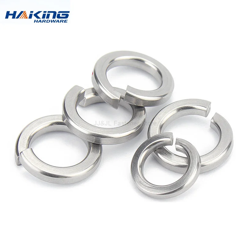 2-100pcs-304-Stainless-Steel-Spring-Split-Lock-Washer-Elastic-Gasket-M2 ...