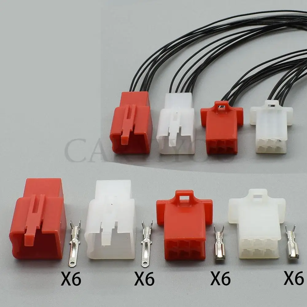 2-Sets-6-Pin-6030-6991-6040-6111-MTW-Series-Automotive-Female-Male ...