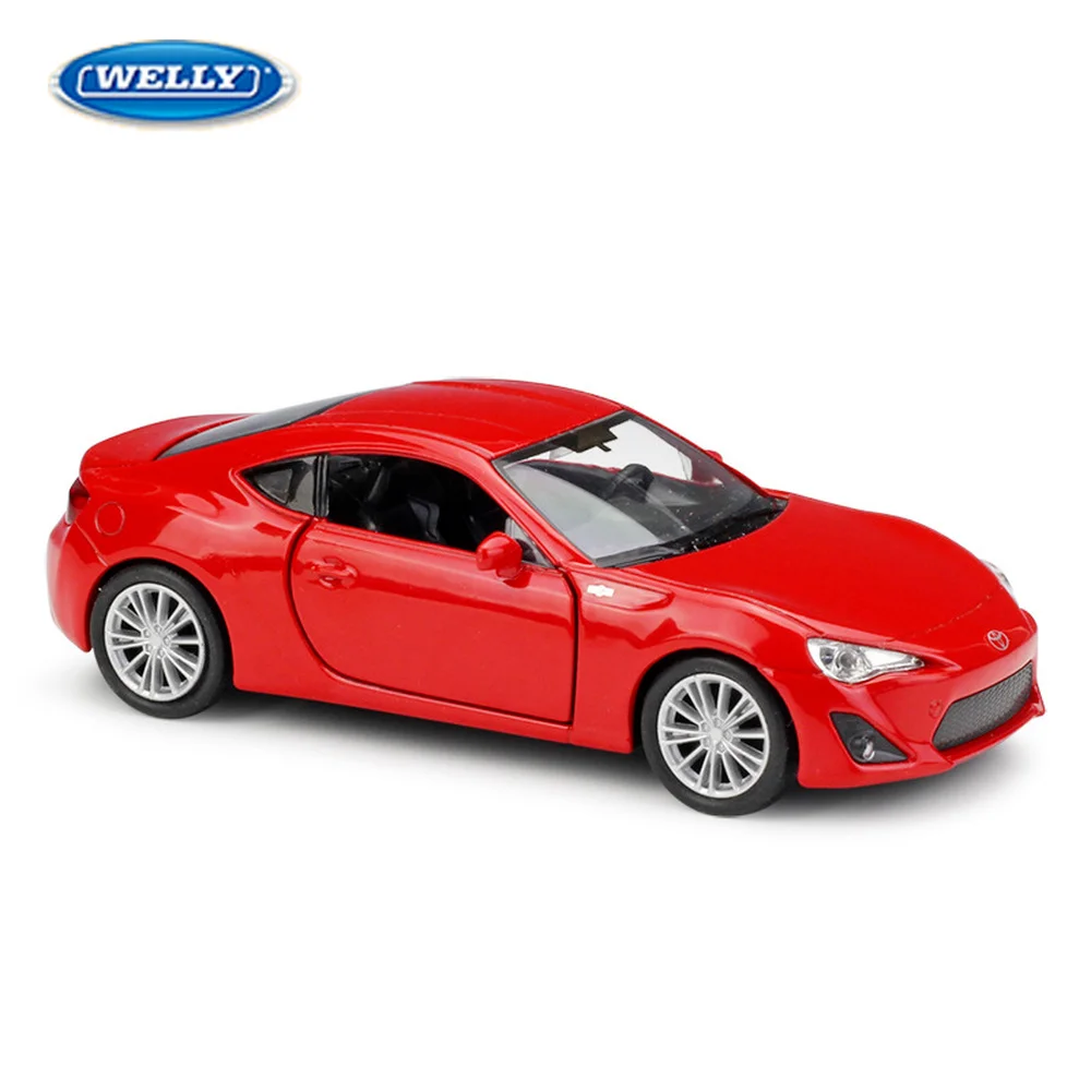 Welly 1:36 Toyota 86 Alloy Diecast Sports Car Model Zinc Metal Toy ...