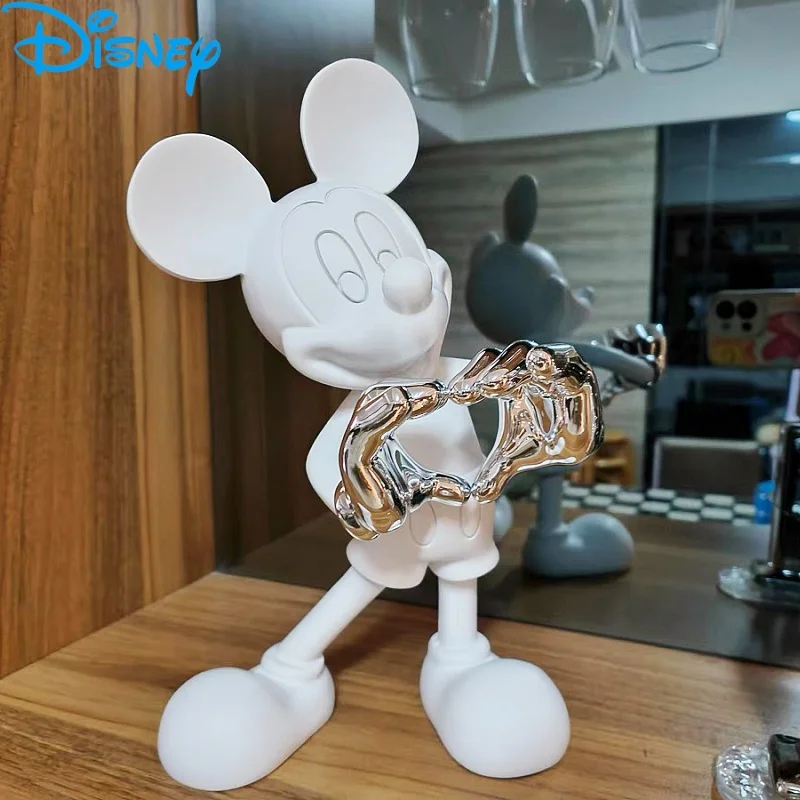 30cm-Disney-Mickey-Mouse-Figure-Mickey-Welcome-Guests-Toy-Resin-Model ...