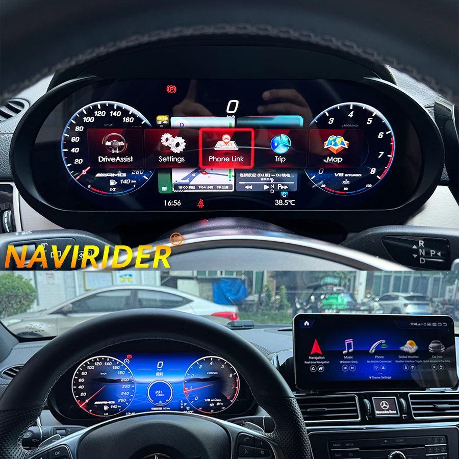 For Mercedes Benz ML GL GLE GLS W166 X166 2012-2019 Full LCD Digital ...