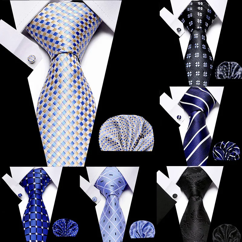 Luxurious-Brand-Designer-Ties-For-Men-Polyester-Checkered-Stripe ...