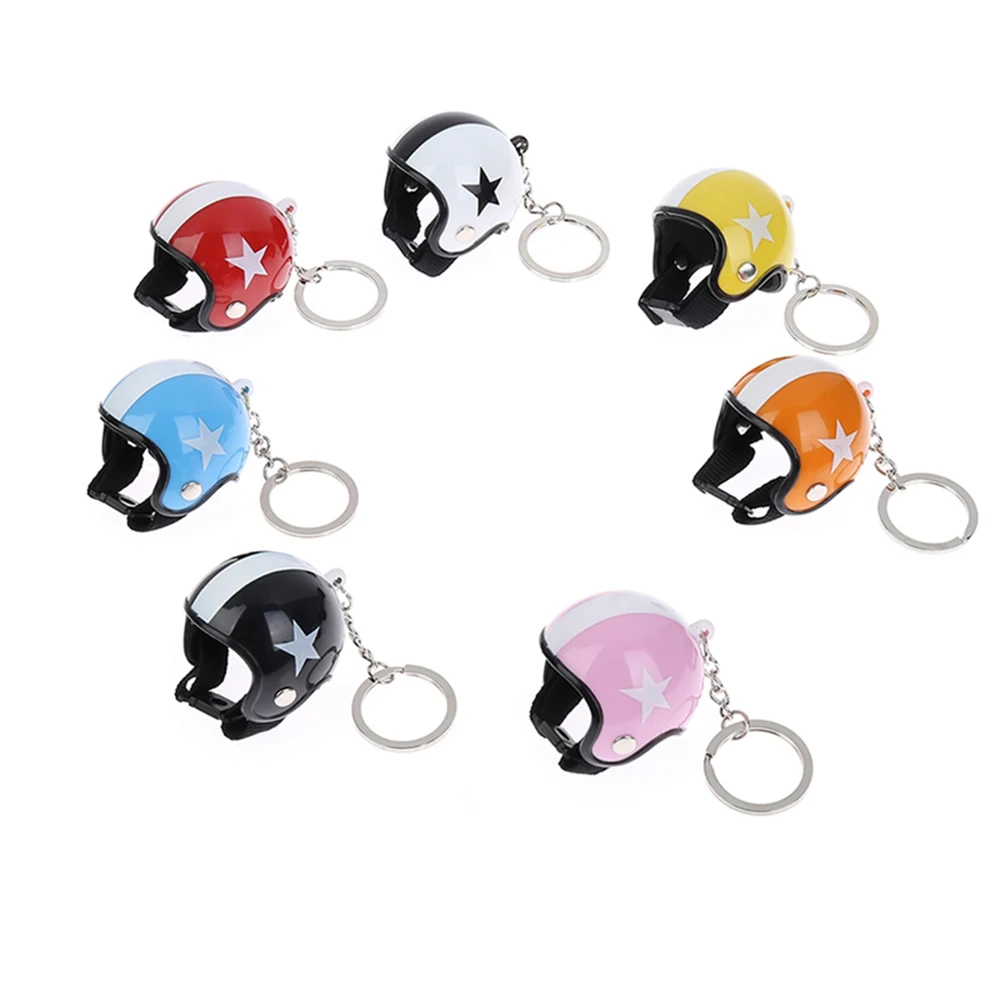 1PCS-Motorcycle-Helmets-Keychain-Women-Men-Cute-Safety-Helmet-Car-Key ...