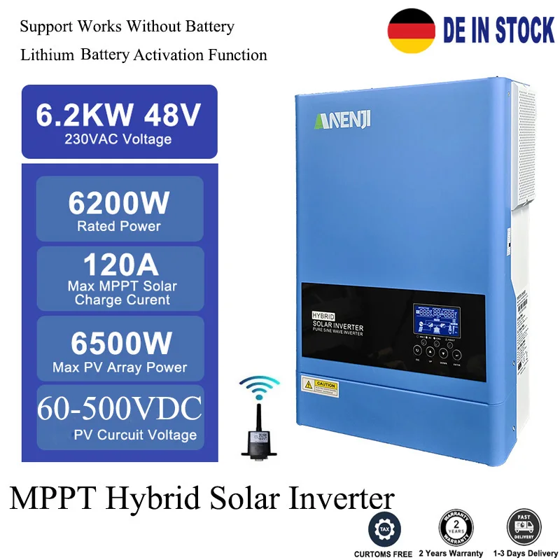 6-2KW-48V-Hybrid-Solar-Inverter-230V-Pure-Sine-Wave-Off-Grid-Inversor ...