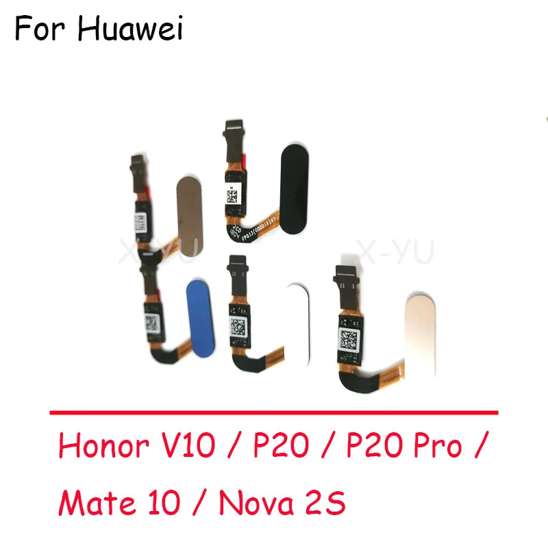 Lector de huellas dactilares para Huawei Honor V10 / P20 / P20 Pro / Mate 10 / Nova 2s, Sensor ...