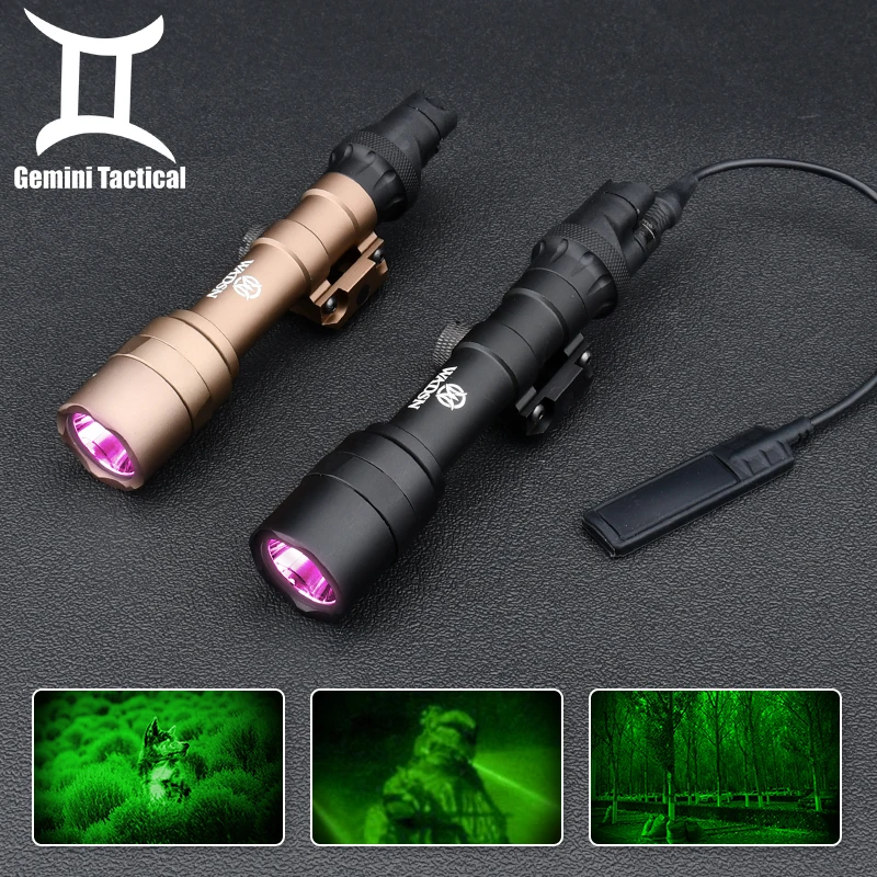 Tactical Surfir M600 M600U IR Flashlight 300Lumen 850nm Torch Infrared ...