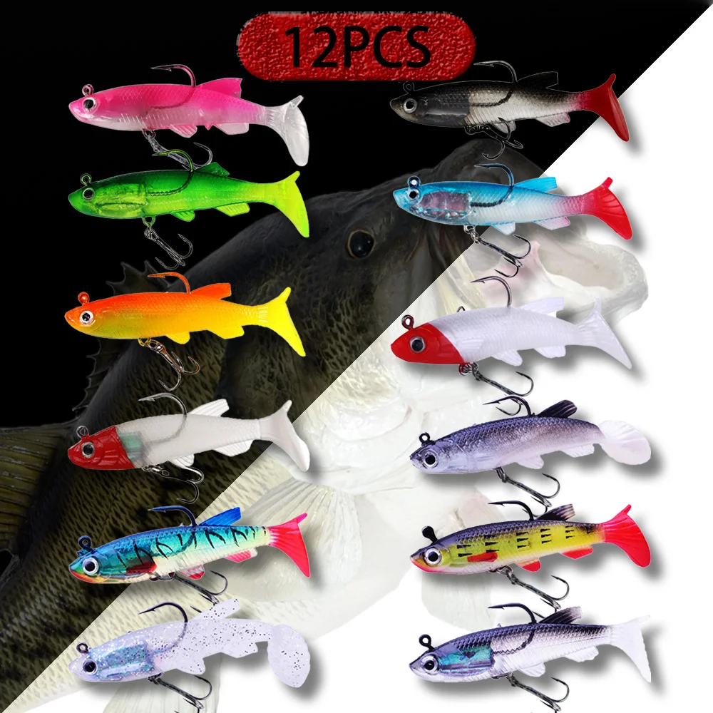 12PCS-14g-Silicone-Bait-Soft-Lure-Fishing-Goods-Lures-for-Fishing-Supplies-New-Wobblers ...